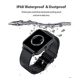 ZTE Watch Live Smart Watch -1.3’’HD Touch Screen Fitness Watch with Blood Oxygen,Heart Rate,Sleep Monitor, IP68 Waterproof Smartwatch for Men/Women, Fitness Tracker Compatible with Android iOS