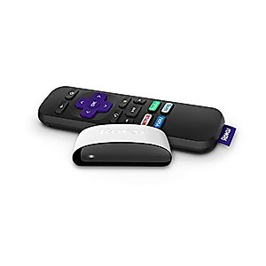 Roku SE | Fast High-Definition Streaming. Easy On The Wallet. | TV Must Have USB Port for Power | Includes: Remote, HDMI Cable, and USB Power Cable (White) (Renewed)