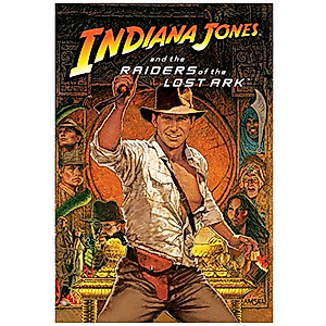 Indiana Jones Raiders of The Lost Ark Movie Poster 24 x 36 Inches Full Sized Print Unframed Ready for Display