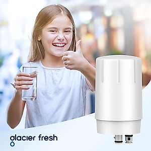 GLACIER FRESH Water Filter Faucet Replacement, Replacement for Brita Faucet Filter, Brita 36311 On Tap Water Filter, Compatible with Brita FR-200, FF-100, and All Brita Tap Water Filters (Pack of 2）