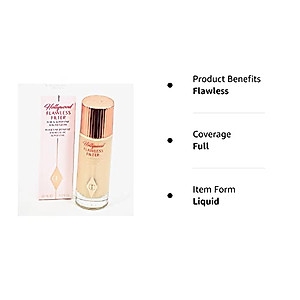 Charlotte Tilbury Hollywood Flawless Filter Face Foundation Primer & Highlight - 1 oz Full Size (Shade 1)