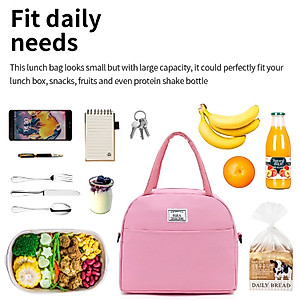 XQXA Lunch Bag Reusable Insulated Cooler Water Resistant Lunch Box Adult Tote Lunch Bag for Women/Men Work Picnic Beach or Travel