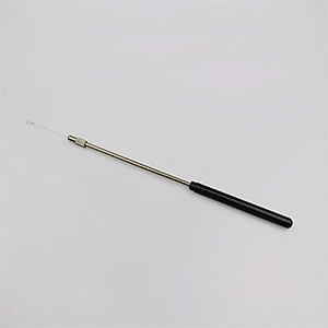 E-outstanding Reusable Inoculating Loop Inoculating Rod Kit Laboratory Research Teaching Tools (5pcs 3mm Inoculating Ring + 5pcs 4mm Inoculating Ring + 1 Piece Inoculating Rod)