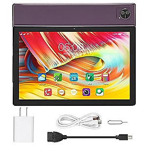 Airshi Business Tablet, 10.1 Inch FHD Gaming Tablet US Plug 100‑240V 8GB RAM 256GB ROM Dual Camera for School (#4)