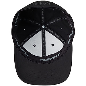 Hurley Men's Baseball Cap - Iron Corp Fitted Hat, Size L/XL, Black