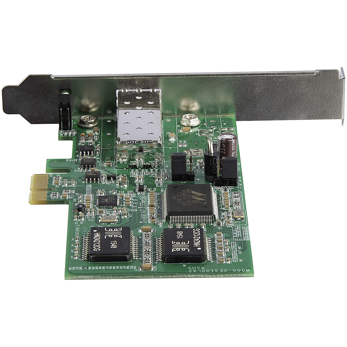StarTech.com PCI Express Gigabit Ethernet Fiber Network Card w/Open SFP - PCIe GbE SFP Network Card Adapter NIC - Fiber Optic SFP Adapter, TAA (PEX1000SFP2)