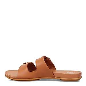 Fitflop Women's Slide Sandals, Light Tan, 7