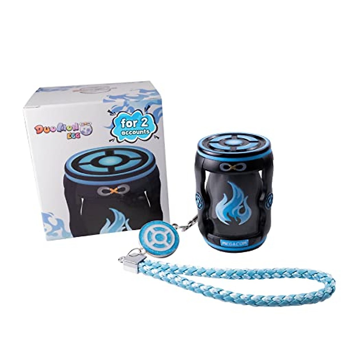 megacom DuoMon Egg 1P/2P Auto Catcher for Go Plus- Compact Go Accessory with Auto Catch, Voice Notifications - Faster Wireless for Pocket Monsters Go Game - Long-Lasting Battery, Stable Connection