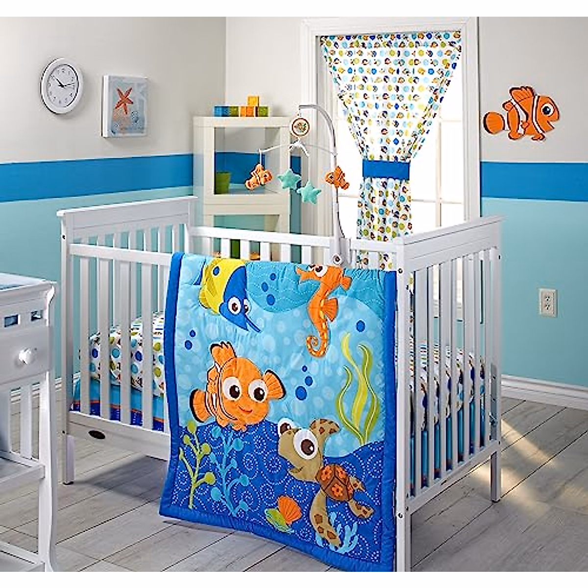 Disney Nemo 3 Piece Crib Bedding Set