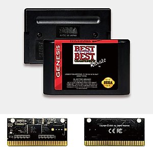Royal Retro Nigel Mansell's World Championship Racing - USA Label Flashkit MD Card for Sega Genesis Megadrive Video Game Console (Region-Free)