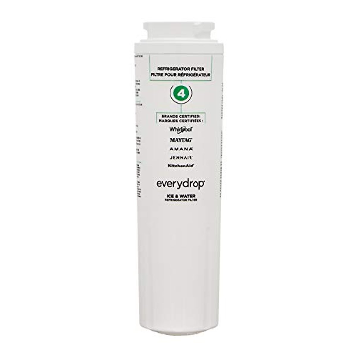 everydrop by Whirlpool Ice and Water Refrigerator Filter 4, EDR4RXD1, Single-Pack & Affresh Washing Machine Cleaner, Cleans Front Load and Top Load Washers, Including HE, 5 Tablets