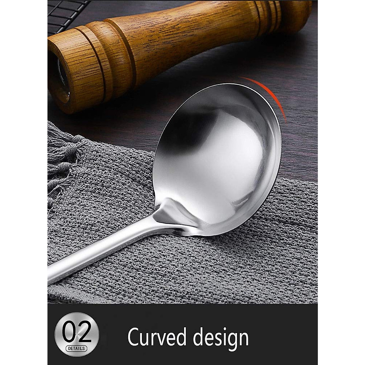 7Pieces Stainless Steel Kitchenware Set Cooking Spoon Shovel Spatula Soup Colander Home Kitchen Utensils Tools Gifts Kitchen