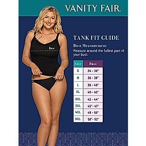 Vanity Fair womens Tops for Layering (Camisole & Tank Tops) Camisole, Cami - Traditional Neutral, Medium US