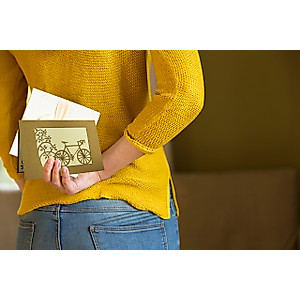 Diese-Klappkarten Bicycles pop up card, bike gift idea for him and for her, birthday greetings for bicycle lovers, holiday voucher for bicycle tour, fathers day card bike,T05 Black