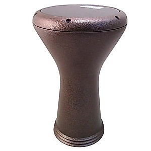 17" Percussion" Gawharet El Fan Pro Metal Darbuka Drum Doumbek (Copper+Black PowerBeat)