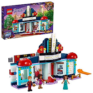 LEGO Friends Heartlake City Movie Theater 41448 Building Kit; Great Birthday Gift for Kids Who Love Movies, New 2021 (451 Pieces)