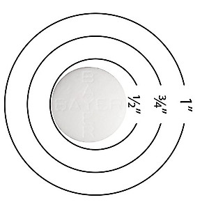 Genuine Bayer Aspirin 325mg Coated Tablets, Pain Reliever and Fever Reducer, 200 Count