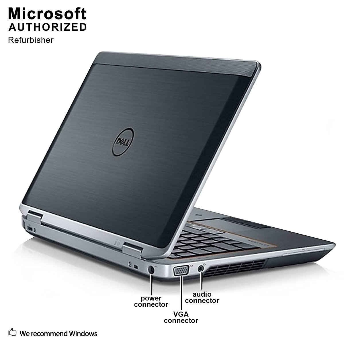 Dell Latitude E6320 13.3 Inch Laptop , Intel Core i7 2620M up to 3.4GHz, 8G DDR3, 500G, DVD, WiFi, VGA, Mini HDMI, Windows 10 64 Bit-Multi-Language, English / Spanish / French(CI7)(Renewed)