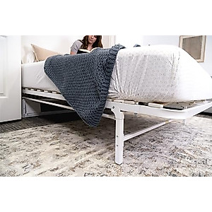 Wilding Wallbeds Deluxe Murphy Bed Frame Vertical Wallbed, DIY Wood Frame for Folding Cabinet, Pull-out Bed, Hidden Bed (Full)