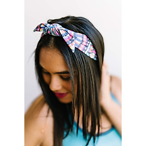 Maven Thread Workout Headbands for Women, 4 inch Thick Non Slip Sweatbands for Women - 2pk - Fashionable & Functional, No-Mess Sweatband, Cute Designs, Style for Any Wear, Comfort & Quality Combined