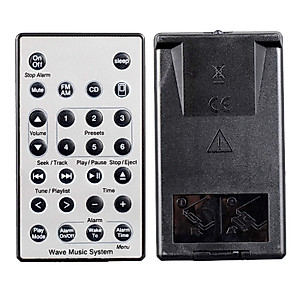 Universal Replacement Remote Control for Bose Sound Touch Wave Music Radio System I II III IV (Without Battery)-Silver
