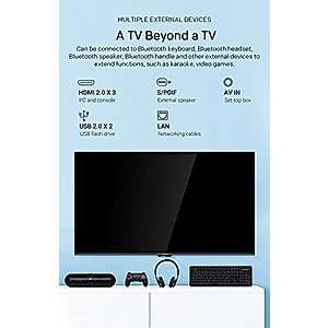 Skyworth S6G Pro 50-inch 4K UHD LCD Smart TV, Android TV with Google Assistant and Chromecast Built-in, Alex Compatibility