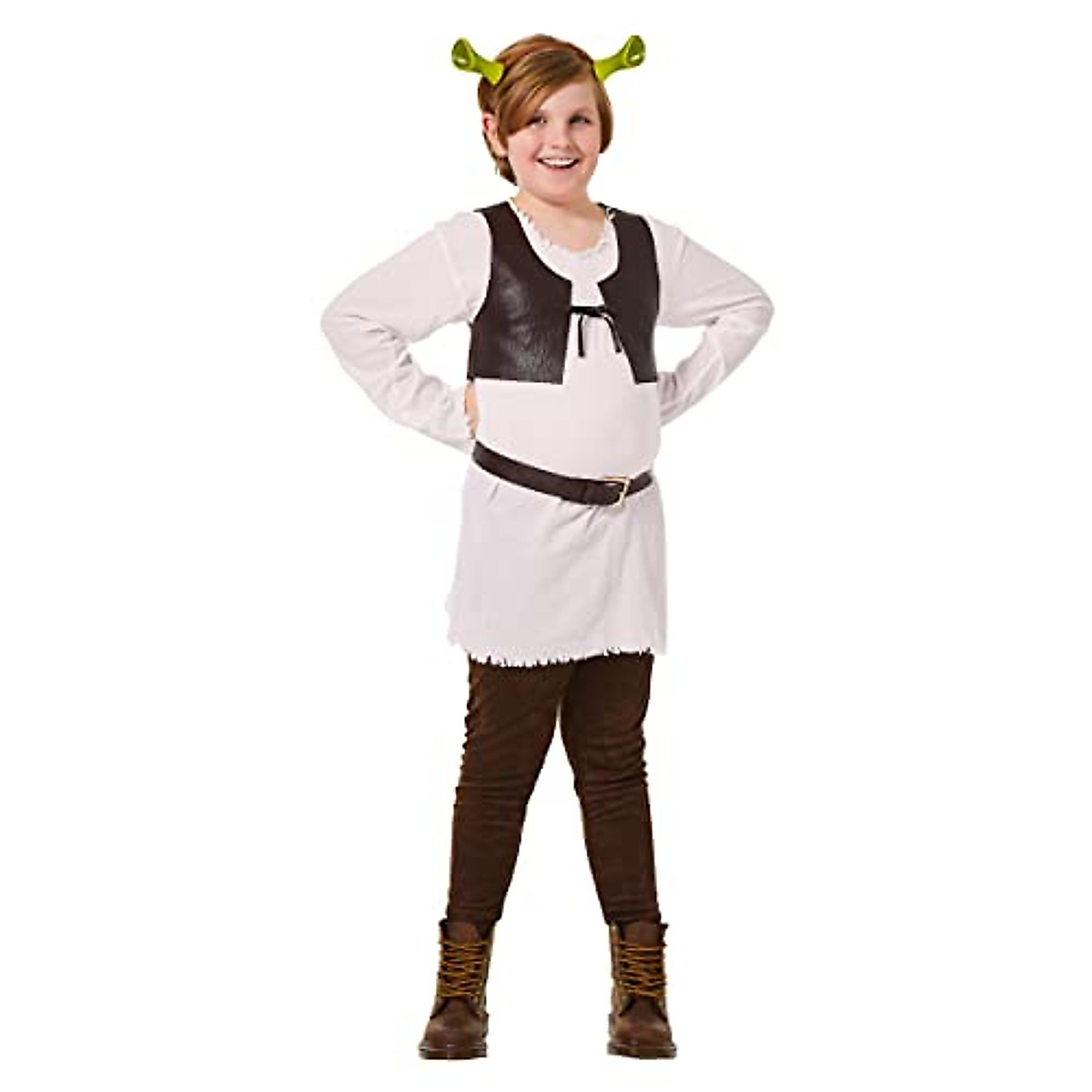 Spirit Halloween Kids Shrek Costume - L | Officially Licensed | TV and Movies Costumes | Cosplay costumes | Funny Costumes | Group Costumes
