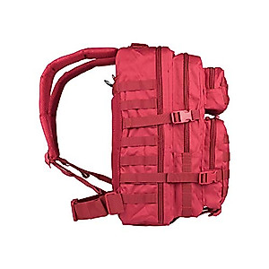 Mil-Tec Military Army Patrol Molle Assault Pack Tactical Combat Rucksack Backpack Bag 36L Signals Red