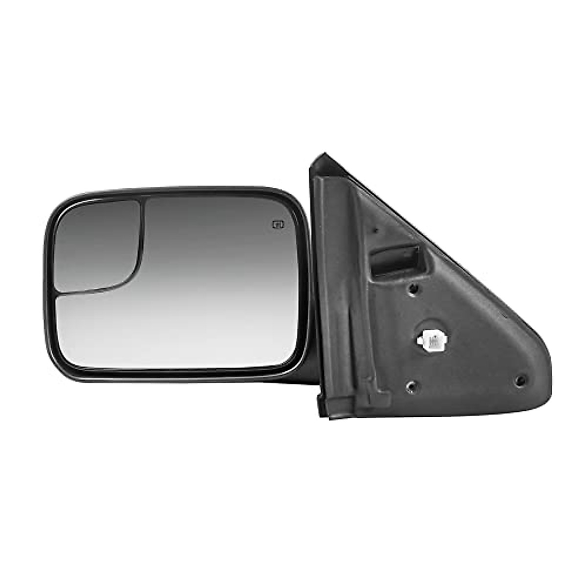 Power Heated Side View Mirror for Left (Driver Side) LH For 2003-2009 Dodge Ram 2500 For 2003-2010 Dodge Ram 3500 For 2002-2010 Dodge Ram 1500 Manual Towing Rearview Mirror