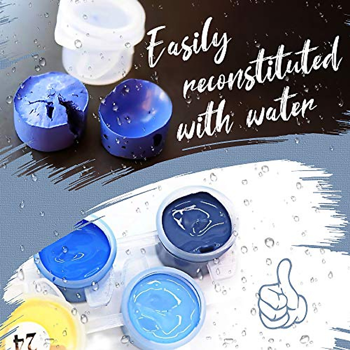 Lin-A-Lex DIY Paint by Numbers for Adults and Kids, Autumn Landscape - Rainy Day, Beginner Friendly Painting Kit with Soft Brushes, Acrylic Pigment Oils, Arts and Craft for Home