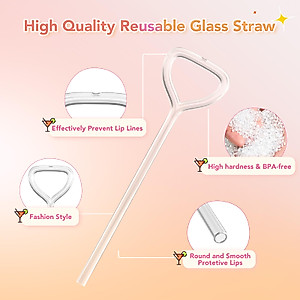 Anti Wrinkle Straw 2pcs, Reusable Glass Straw for Stanley Cup, Anti Wrinkle Drinking Straw Curved, Lip Straw for Wrinkles, Sideways Straw Wrinkle Free, Prevent Wrinkle Straw