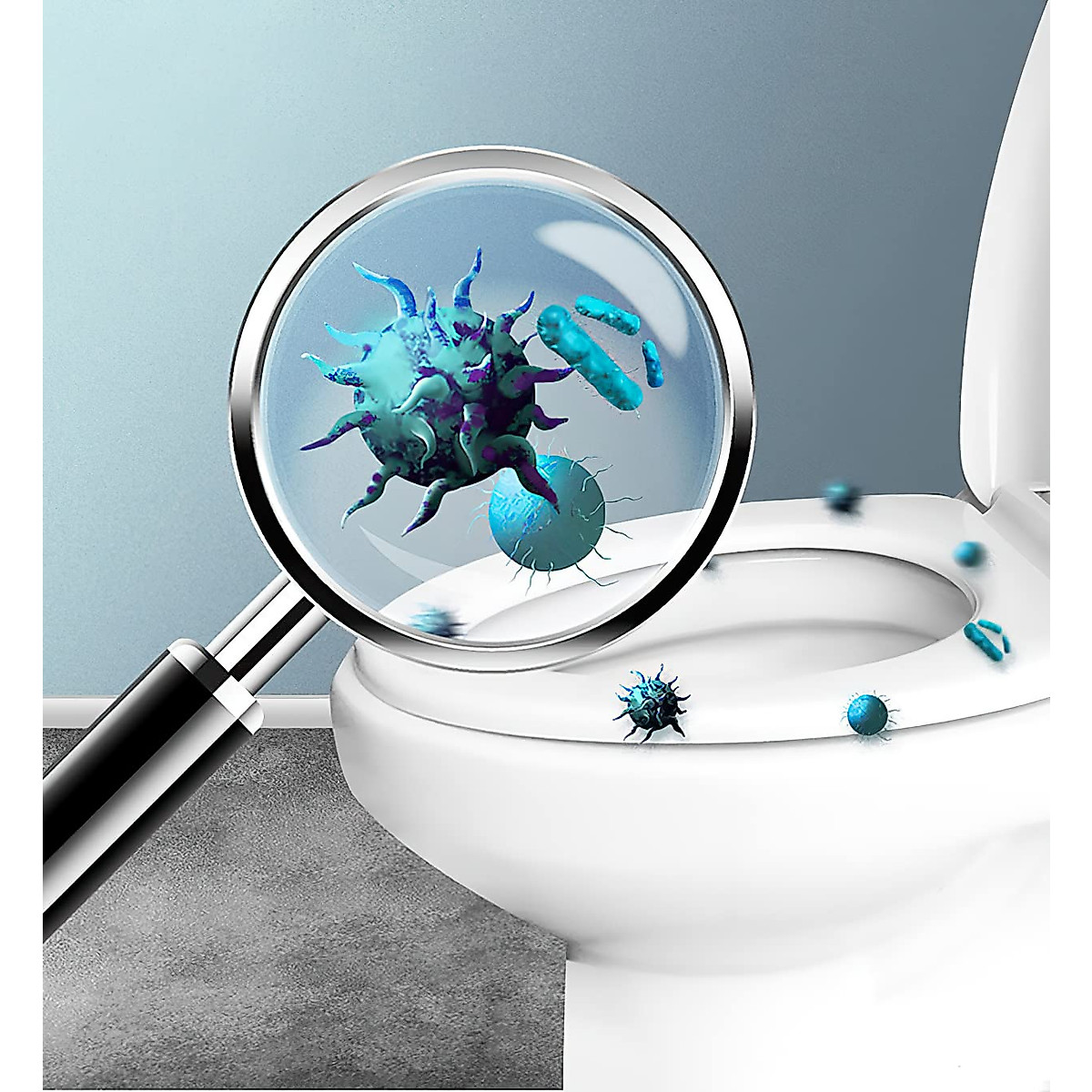 50 Pack Toilet Seat Covers Disposable,Plastic Toilet Seat Cover Waterproof and Non Slip Individually Wrapped for Travel Perfect for Potty Training Ideal for Kids Potty Training and Adult