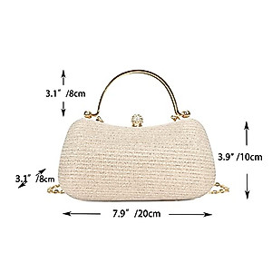 Eribby Women Clutch Evening Bag Purse for Wedding Party Prom and Cocktail Party