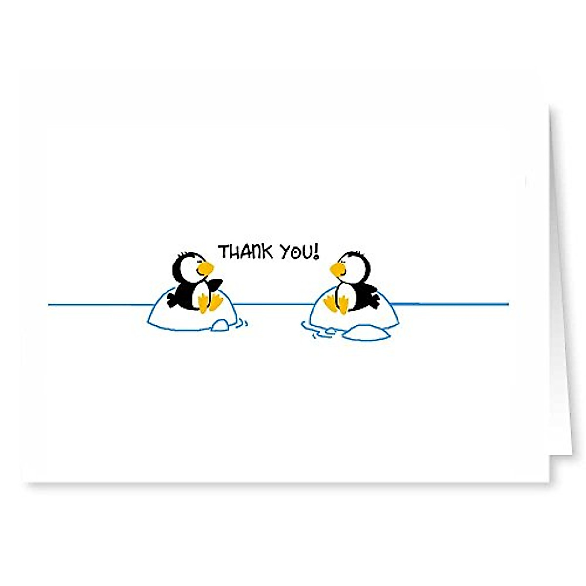 18 Assorted Thank You Note Cards - Blank Assorted Thank You Notes - Boxed Set Cute Animals Note Cards