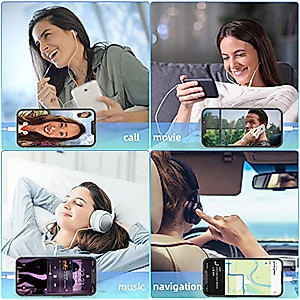 Steepower iPhone Headphone Jack Adapter, 3in1 Lighting to 3.5 mm Headphone Jack Adapter,Lighting Audio & Charging Adapter Compatible with iPhone 14/13/12/11/X/8/8plus/7/7plus/iPad-Support iOS 16