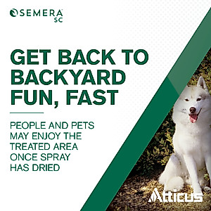 Semera SC Herbicide Concentrate (8 oz) by Atticus (Compare to SureGuard) – Flumioxazin Weed Killer – Season Long Lawn and Aquatic Weed Control