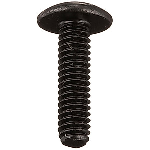 Small Parts 0810MPT188B 18-8 Stainless Steel Truss Head Machine Screw, Black Oxide Finish, Meets ASME B18.6.3, #2 Phillips, #8-32 Thread Size, 5/8" Length, Fully Threaded, Imported (Pack of 25)