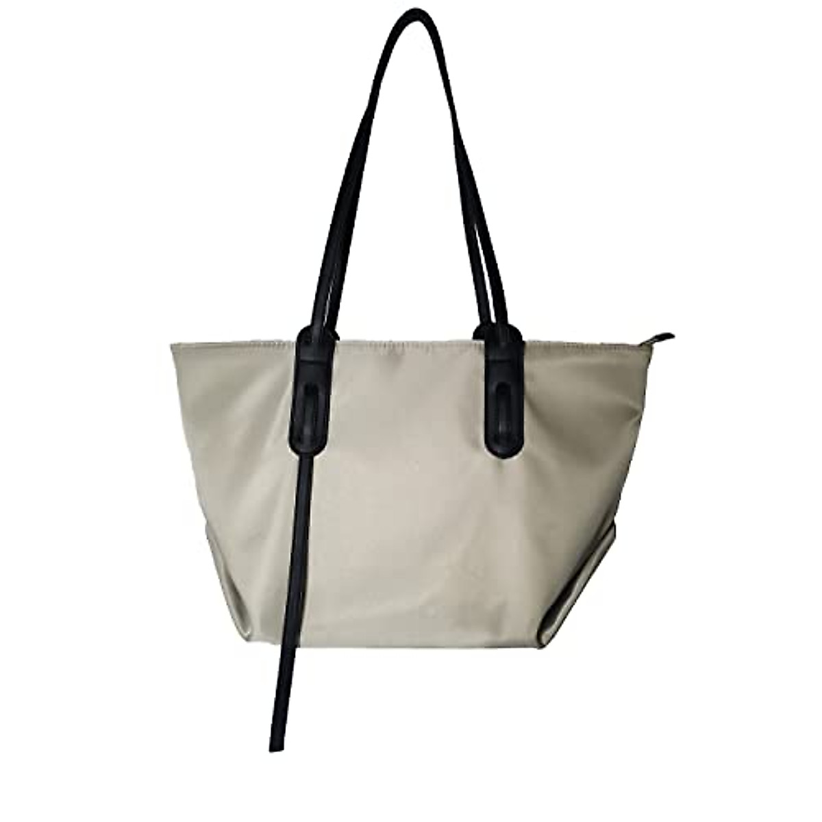 Tote Bag for Women Casual Commuter Handbag Nylon Single Shoulder Bag,Khaki