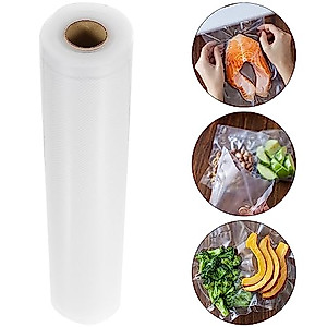 Vacuum Sealer 1 Roll Vacuum Sealer Bags Storage Vacuum Sealed Bags Food Vac Bags for Meal Prep Sous Vide Food Storage Dehydrated Freeze Dried Foods Vacuum Sealer Machine
