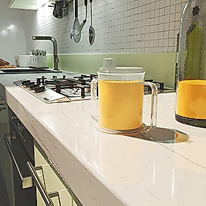 Ibluelover 2 Handle Plastic Mug Clear Spouted Cup Adult Sippy Cup Lightweight Drinking Cup Spill-Resistant Water Cup Feeding Cup with Easy-to-Grasp Handles Coffee Mug for Hot and Cold Beverages