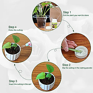 Colmo Rooting Hormone Powder for cuttings Miracle Grow Potting Soil Fertilizer 0.7 oz/ 20g