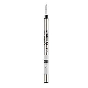 Pelikan 338 Rollerball Refill, For Pelikan Rollerball Pens, Medium Point, Black Ink, 1 Each (922179)