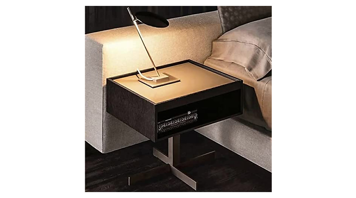 YUZZI Modern Bedroom Table & Storage Cabinet