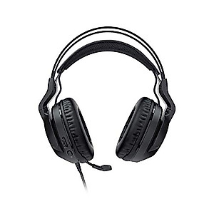 ROCCAT Elo X Stereo PC Gaming Headset, Wired Cross-Platform Headphones for Mac, Xbox Series X|S, Xbox One, PlayStation, and Mobile, Detachable Noise Cancelling Microphone, Lightweight, Black