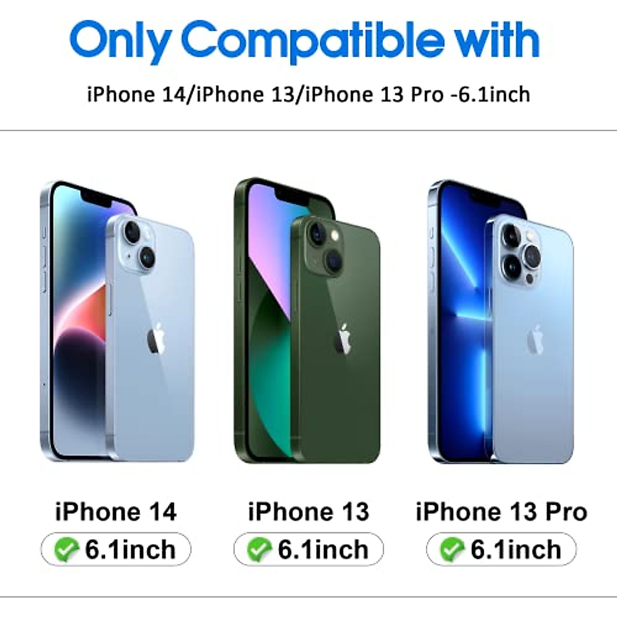 Ambison [2 Pack Matte Glass Screen Protector Designed for iPhone 14 2022/iPhone 13/13 Pro, Install Frame/Bubble Free/Anti-Glare&Fingerprint, 9H Tempered Glass for iPhone 13/13 Pro 2021 6.1inch