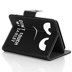 DETUOSI Universal 7.0 inch Tablet Case, 7 inch Tablet Cover, Travel Portable Protective Folio PU Leather Stand Shell Case【with 4 Fixed Rings】for All Kinds of 7.0-7.9 inch Android/iOS/Windows Tablet #2