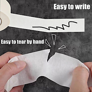 TOTDTDA Masking Tape 2 Inch, 10 Pack White Masking Tape Bulk for General Purpose Use, 2 Inches X 55 Yards X 10 Rolls (550 Total Yards)