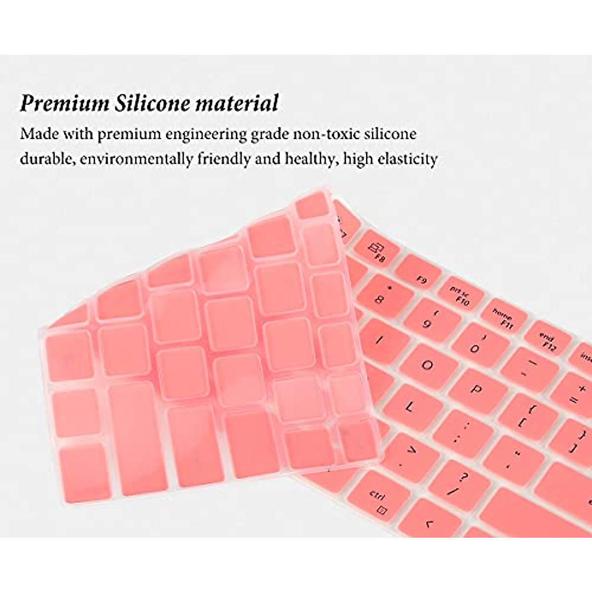 Keyboard Cover Skin for 14" Dell Latitude 7430 7420 7410 Notebook, Dell Latitude 7000 14 inch, Dell Latitude 5430 5431 5420 14"/Dell Latitude 7520 15.6"/Dell Latitude 9510 9520 9420 9430 Cover-Pink