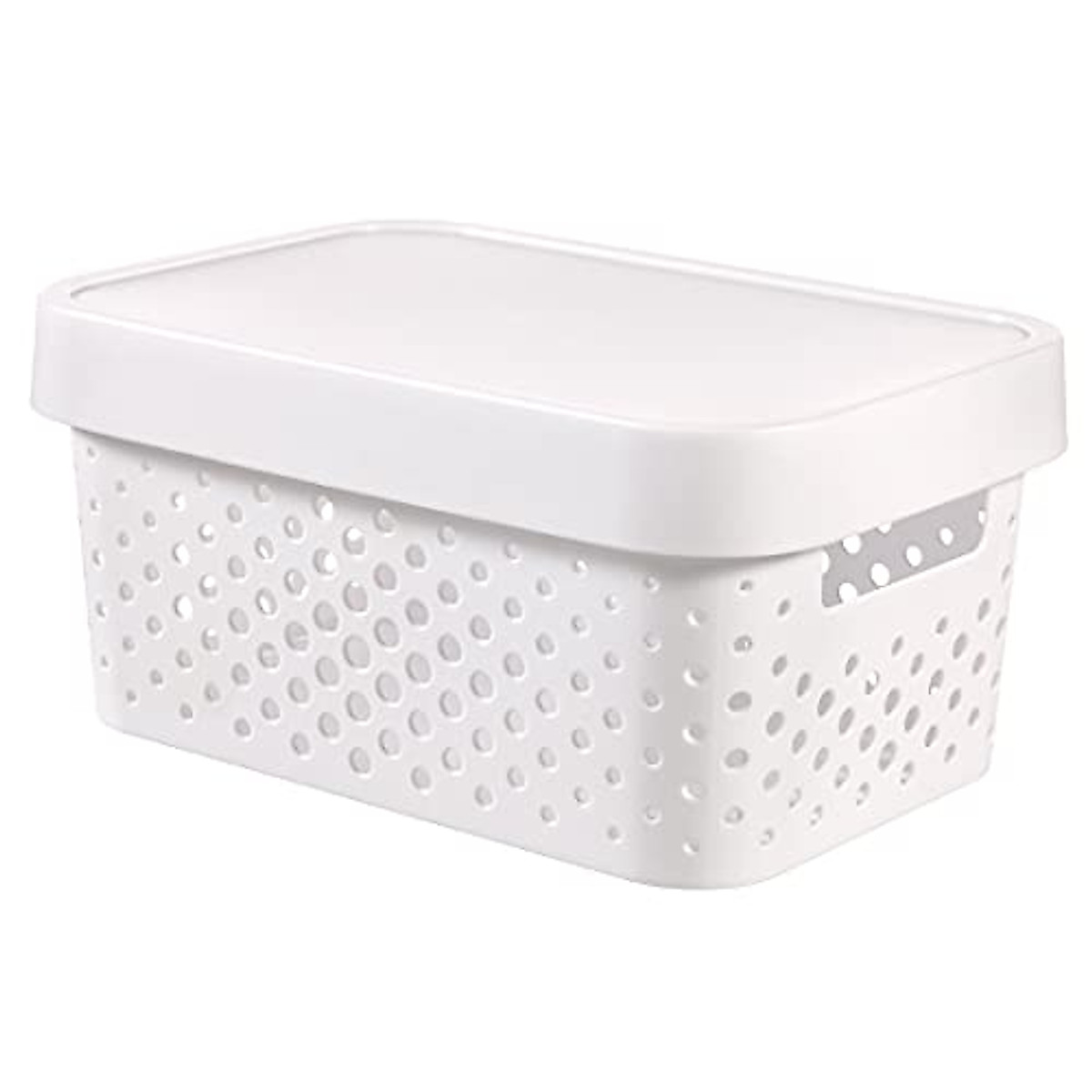 Curver Infinity Dots - White - 2 x 45 Litre and 2 x 11 Litre