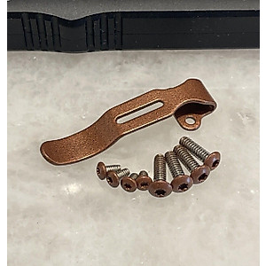 Copper Pocket Clip & Torx Screws For Streamlight Wedge 88810 88811 Flashlight